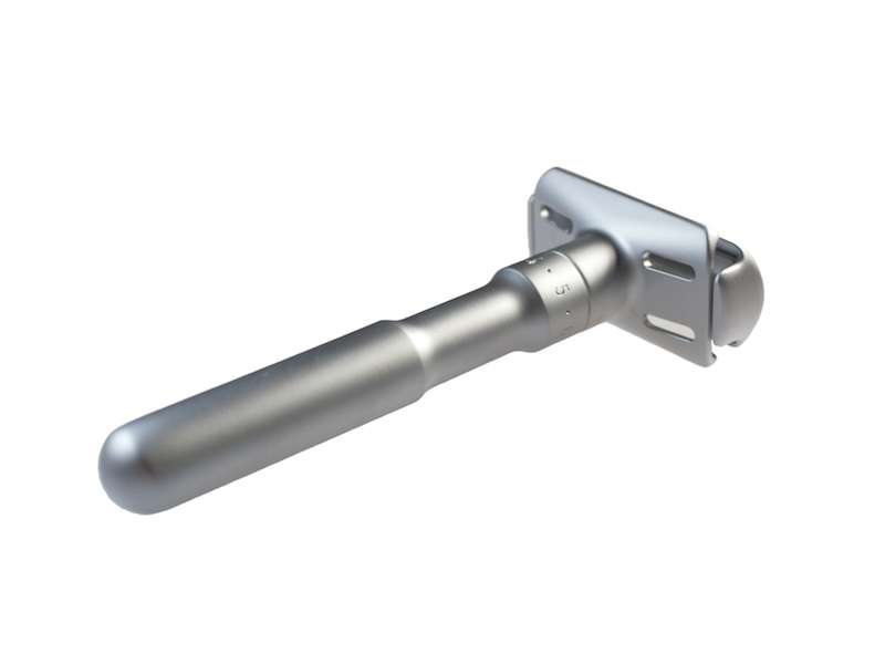 Merkur Rasierhobel 34C verchromt mit kurzem Griff | Gentleman-Accessoires